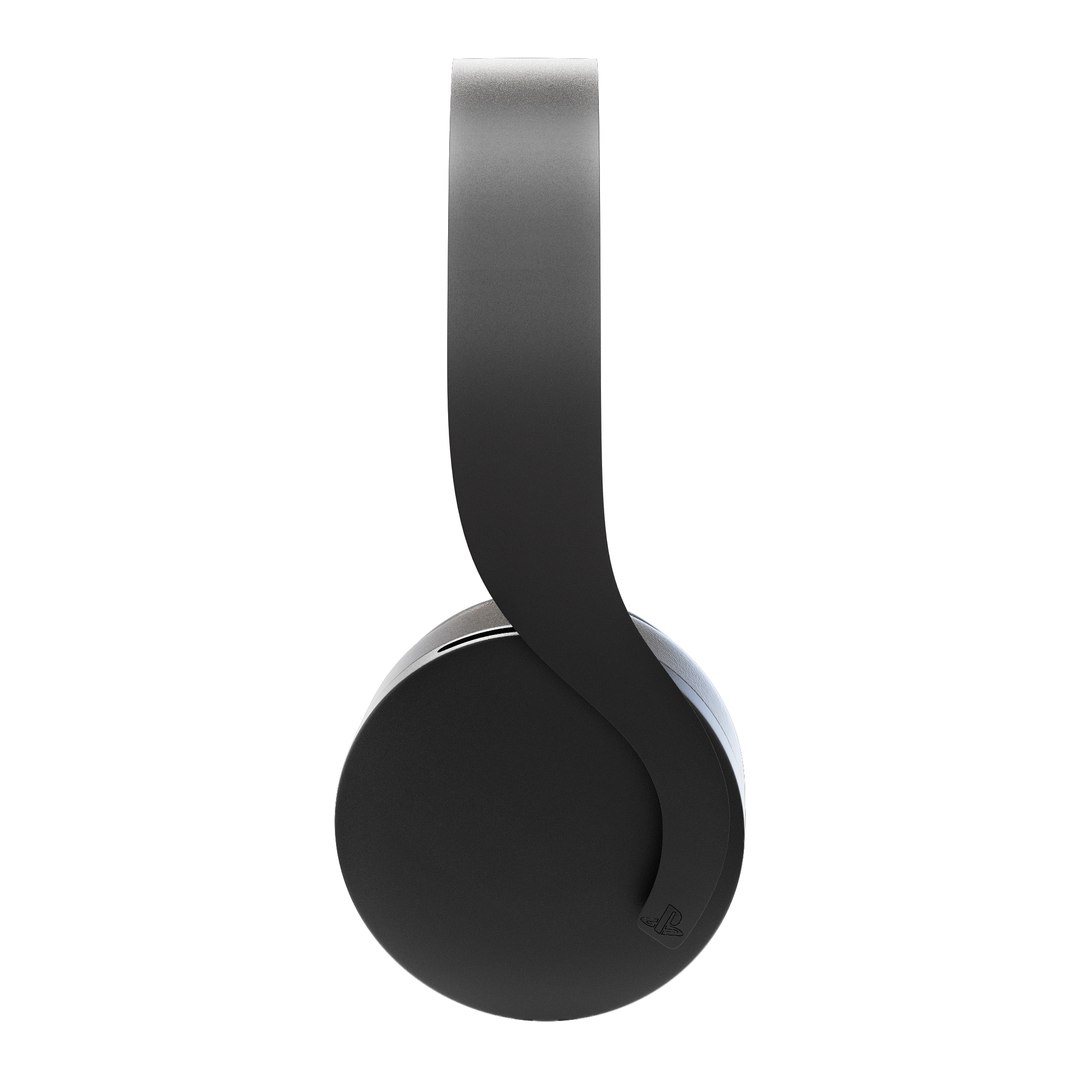 3D Sony Pulse 3d Black Wireless Headset Model - TurboSquid 2209065