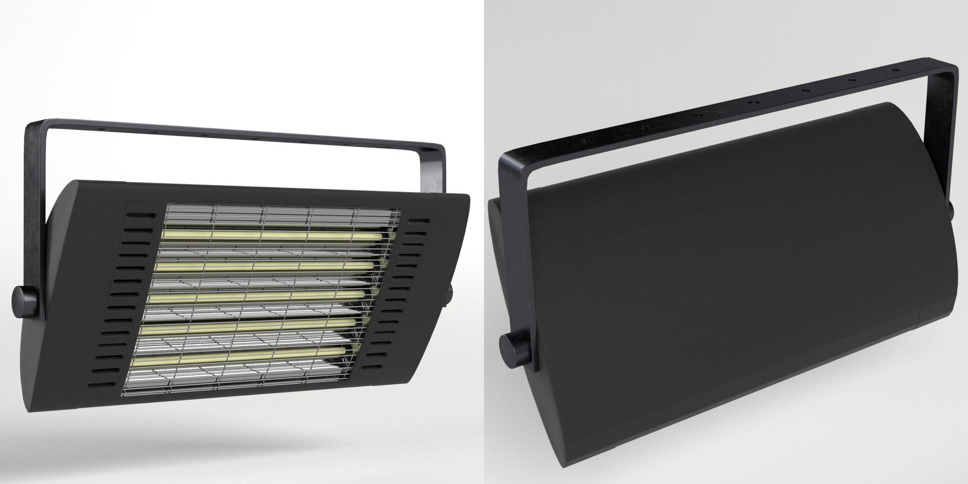 3D model wall mounted halogen heater - TurboSquid 1362693