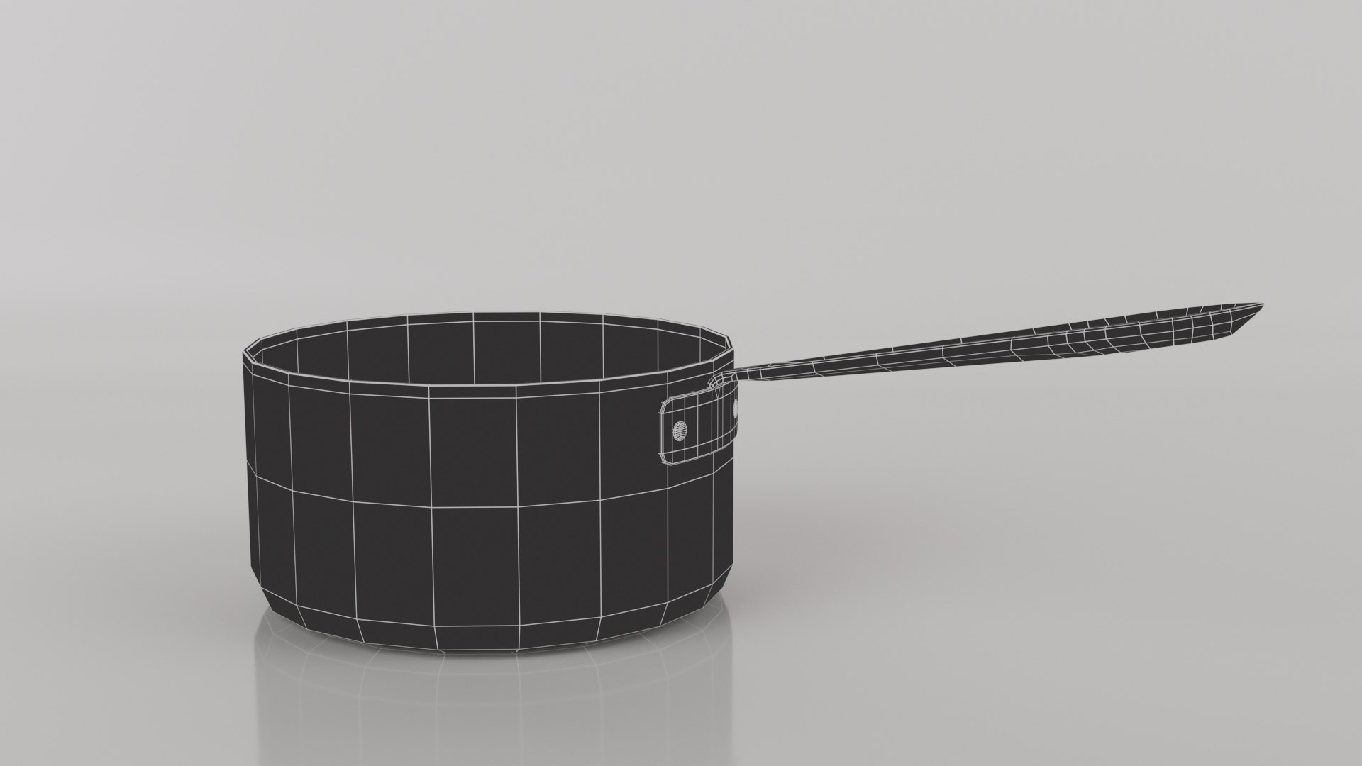 Stainless Steel Cooking Pan Game Ready Low Poly Model - TurboSquid 1977488