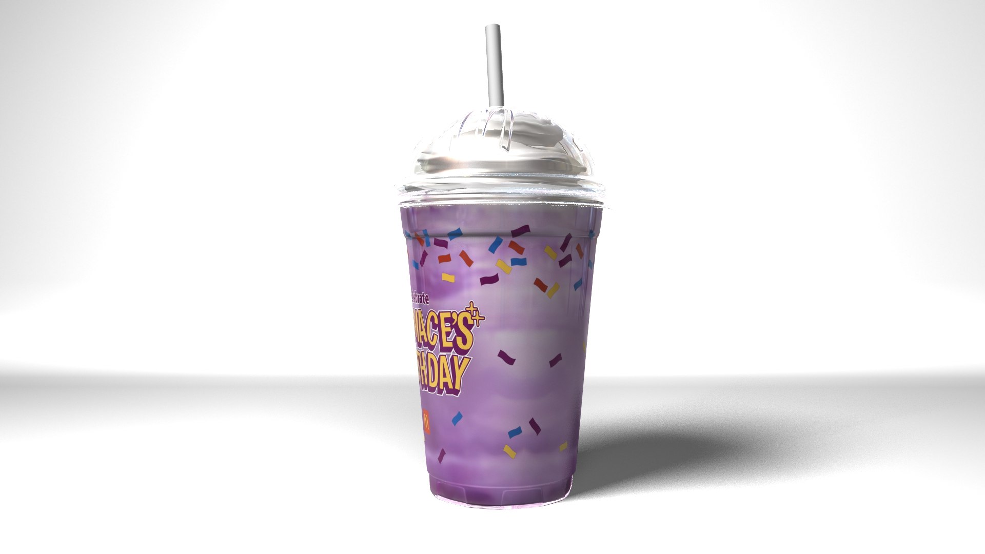 McDonalds Grimaces Purple Milkshake 3D Model - TurboSquid 2089852