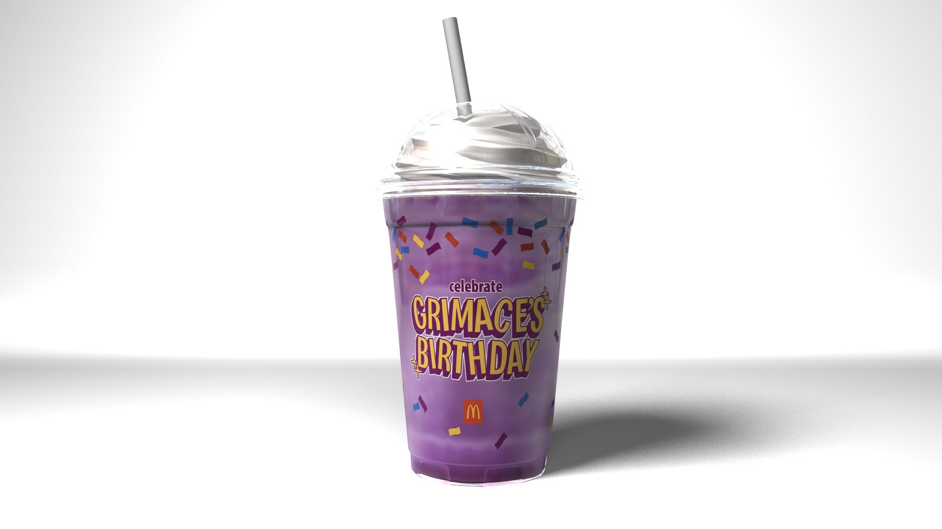 modèle 3D de McDonalds Grimaces purple milkshake - TurboSquid 2089852