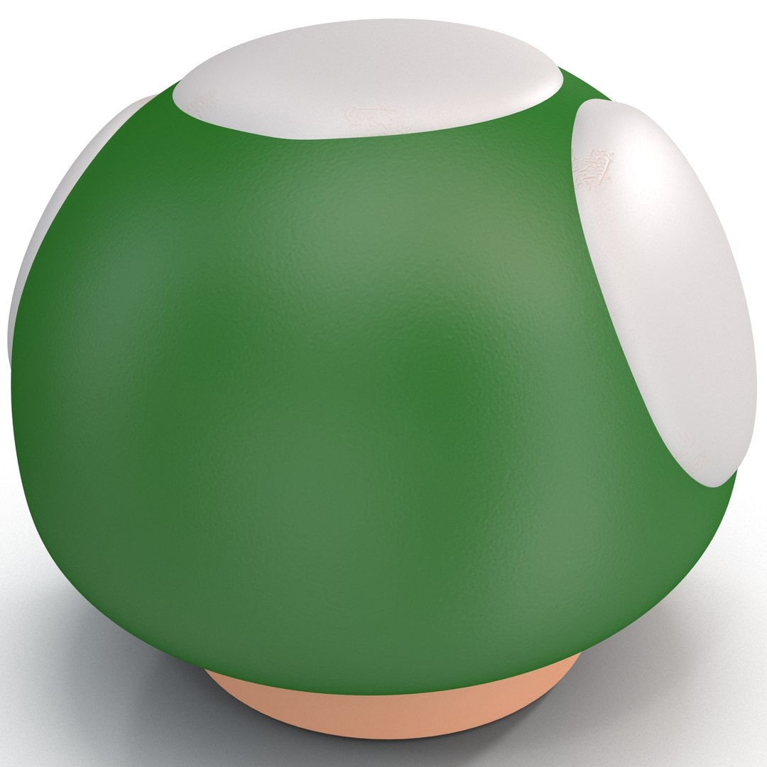 Super Mario Green Mushroom Max