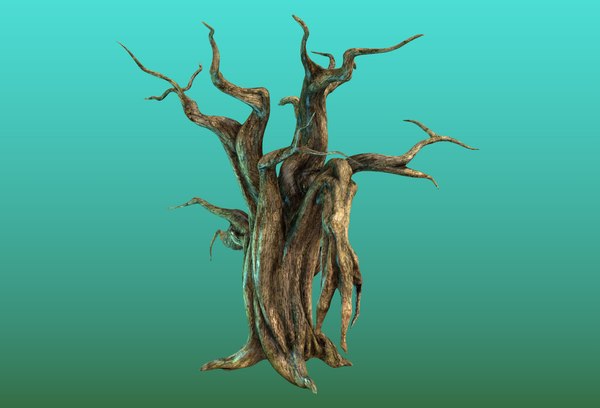 3d tree monster model