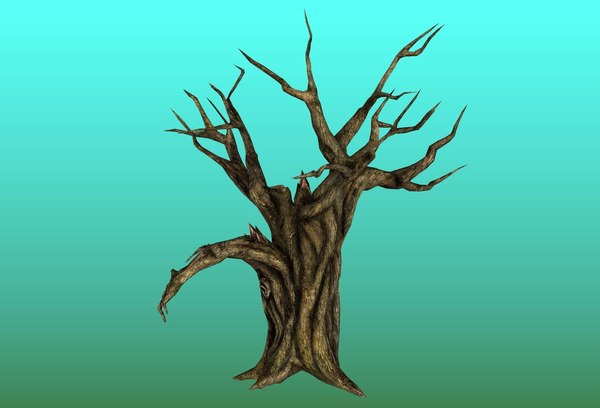 3d tree monster model