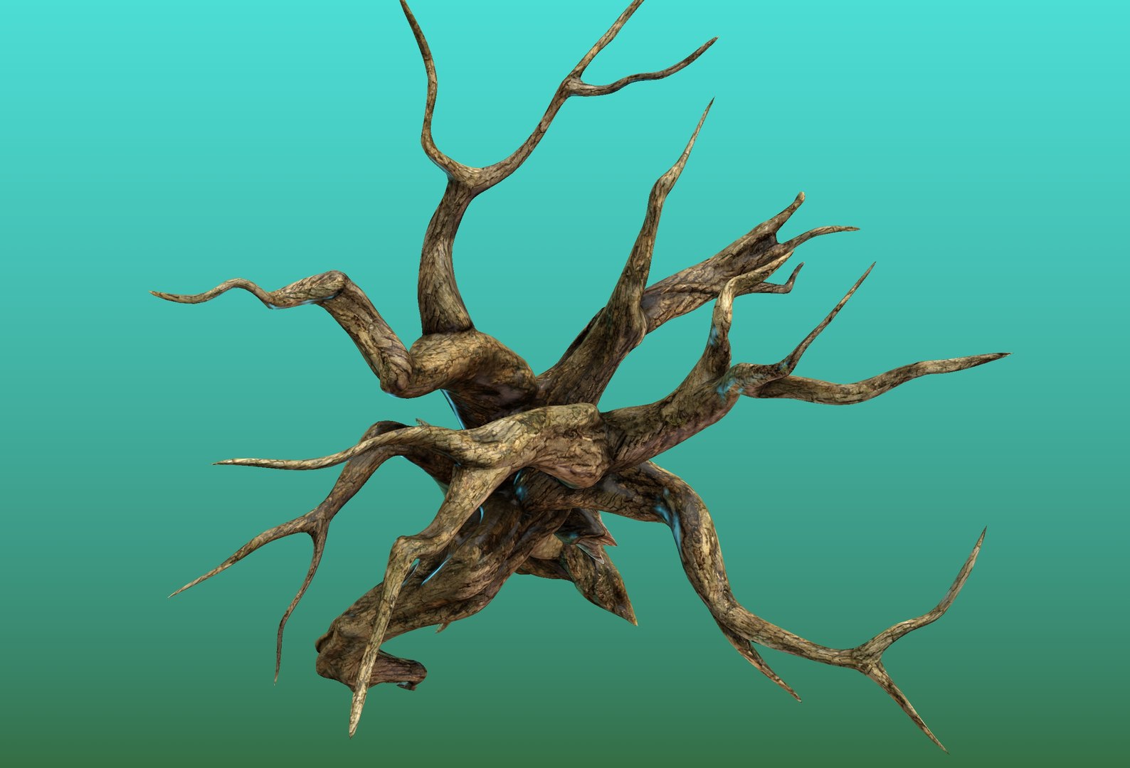 3d tree monster model