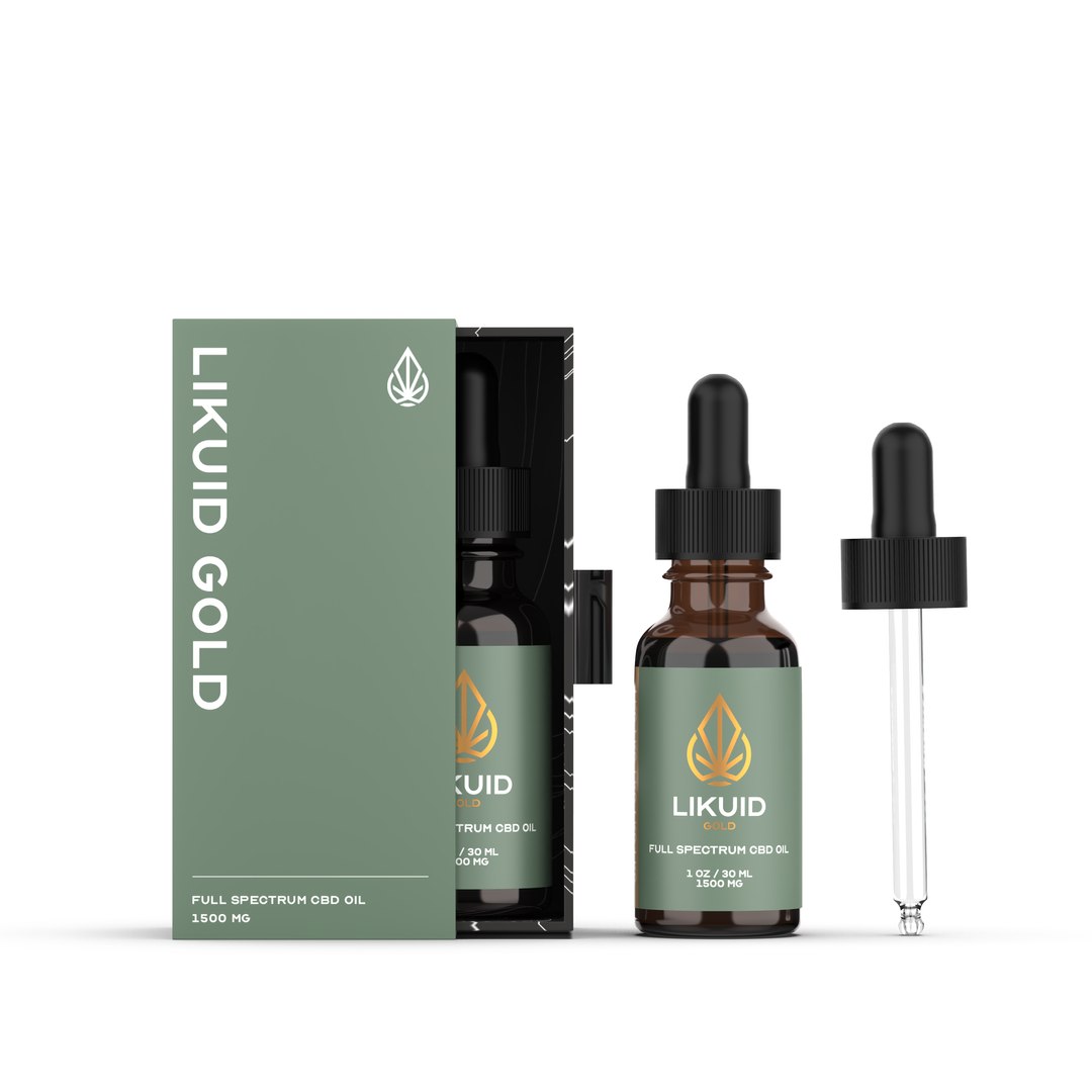 Cbd oil model - TurboSquid 1593605