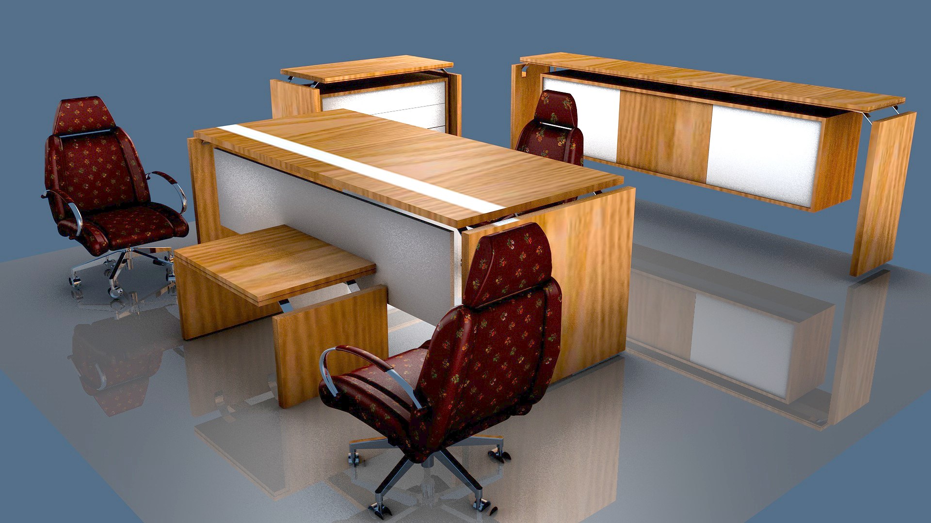 OFFICE ROOM SET 3D Model - TurboSquid 1724430