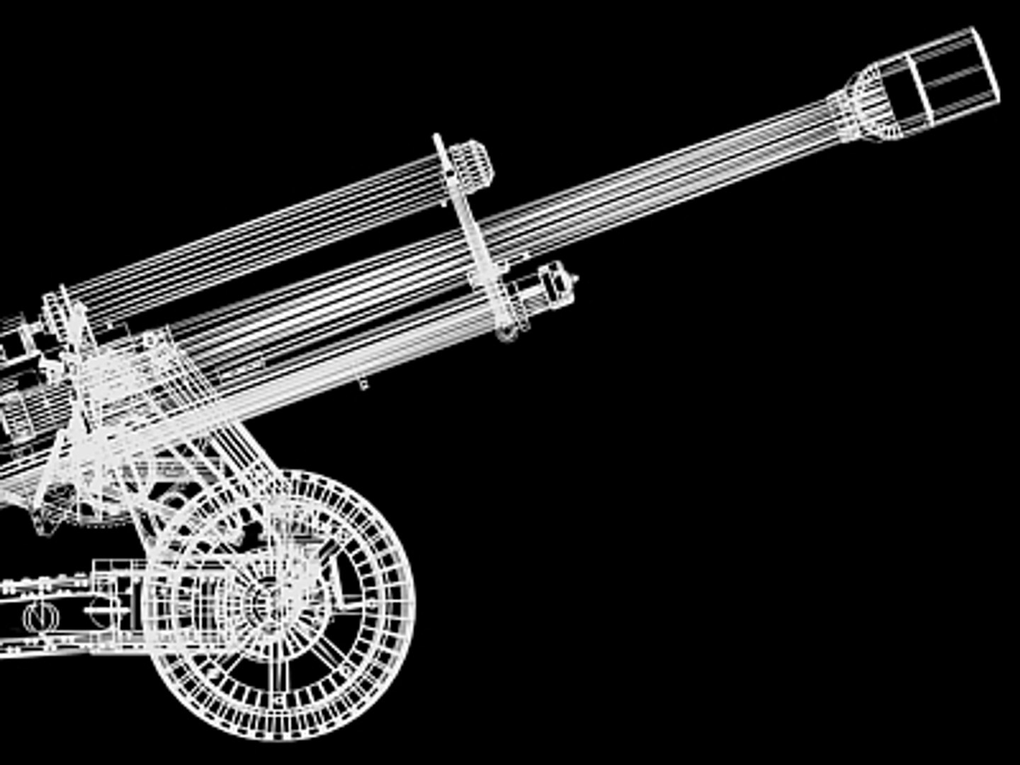 German Mountain Howitzer 3ds