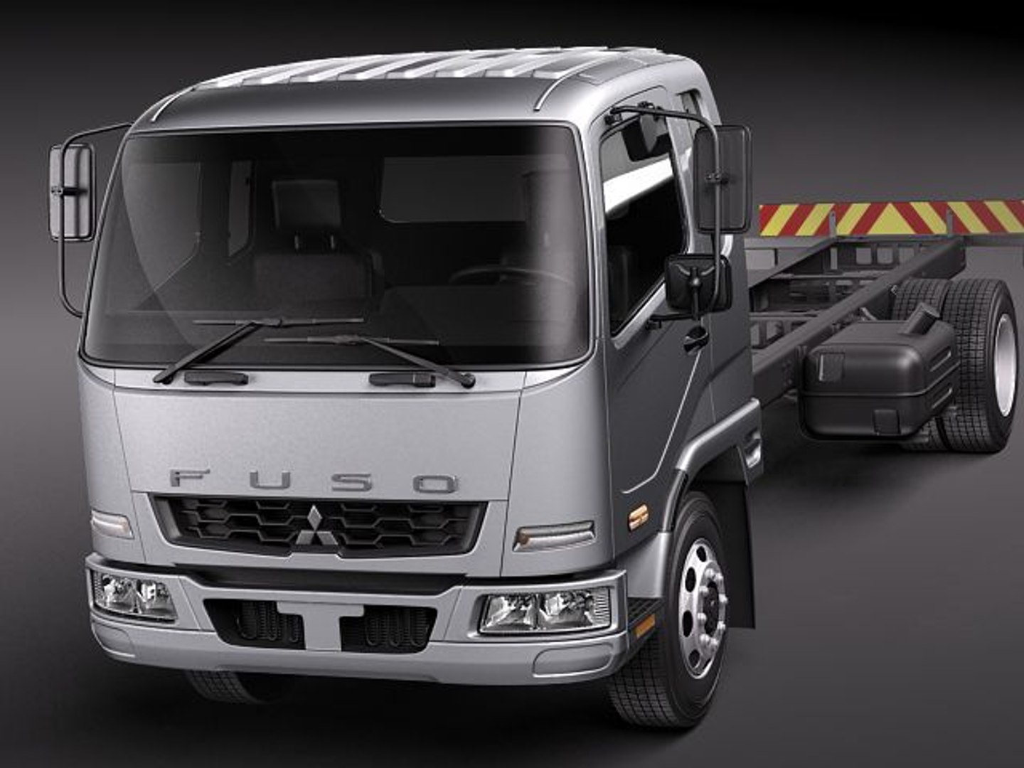 Mitsubishi Fuso Fk13 Truck 3d Model