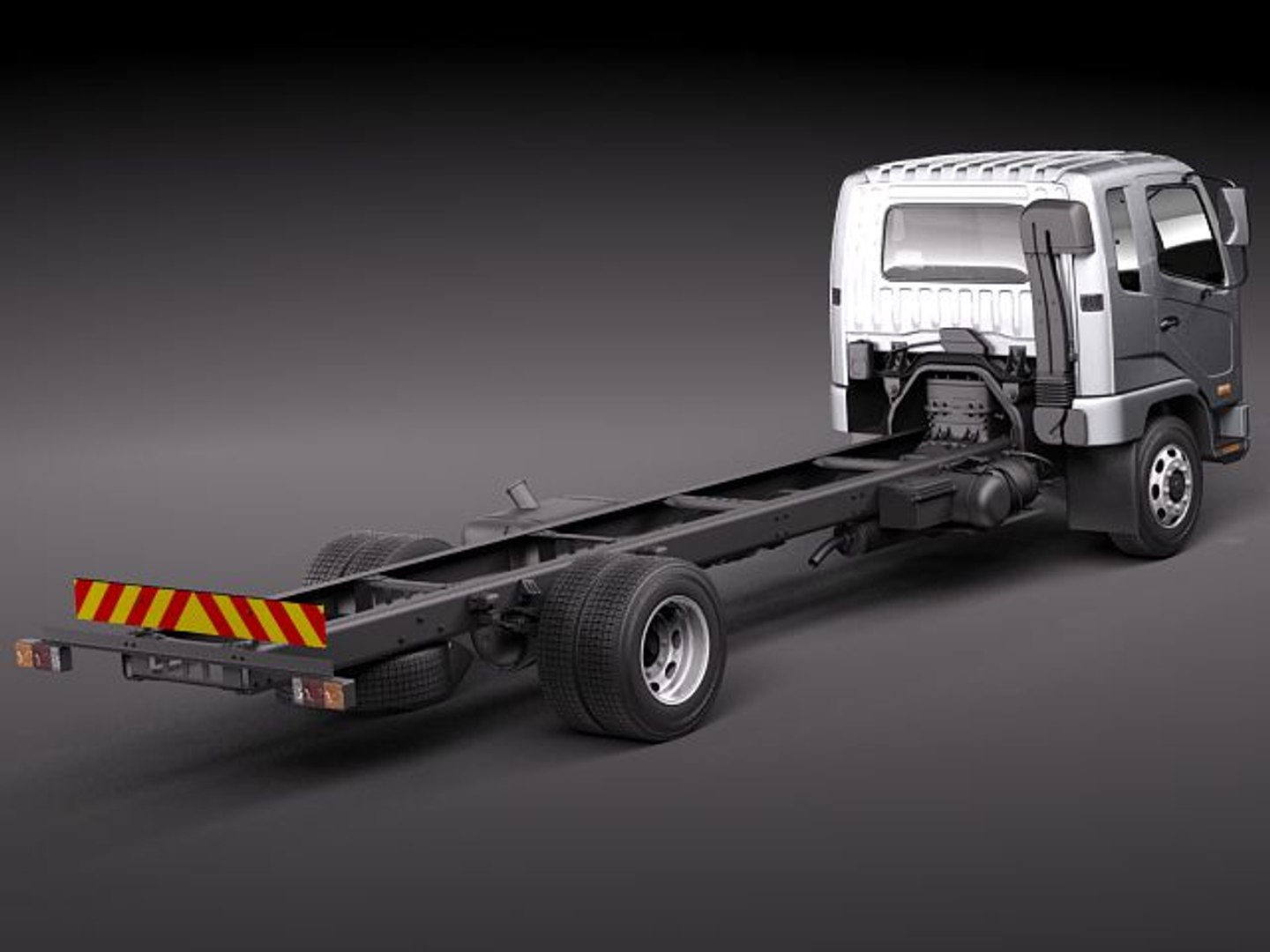 Mitsubishi Fuso Fk13 Truck 3d Model