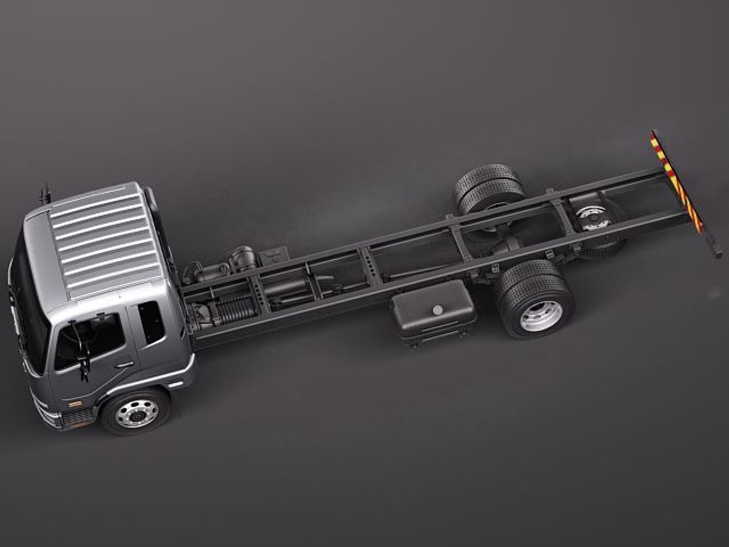 Mitsubishi Fuso Fk13 Truck 3d Model