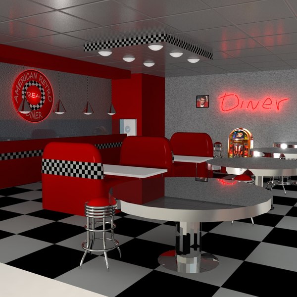 Diner 3D Models for Download | TurboSquid