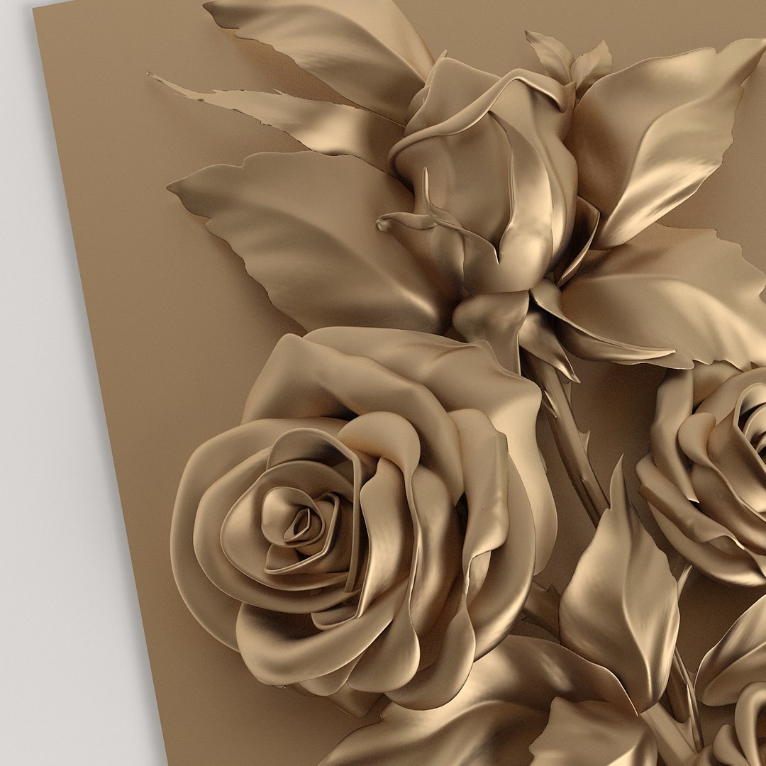 Carved Flower Cnc 3d Max