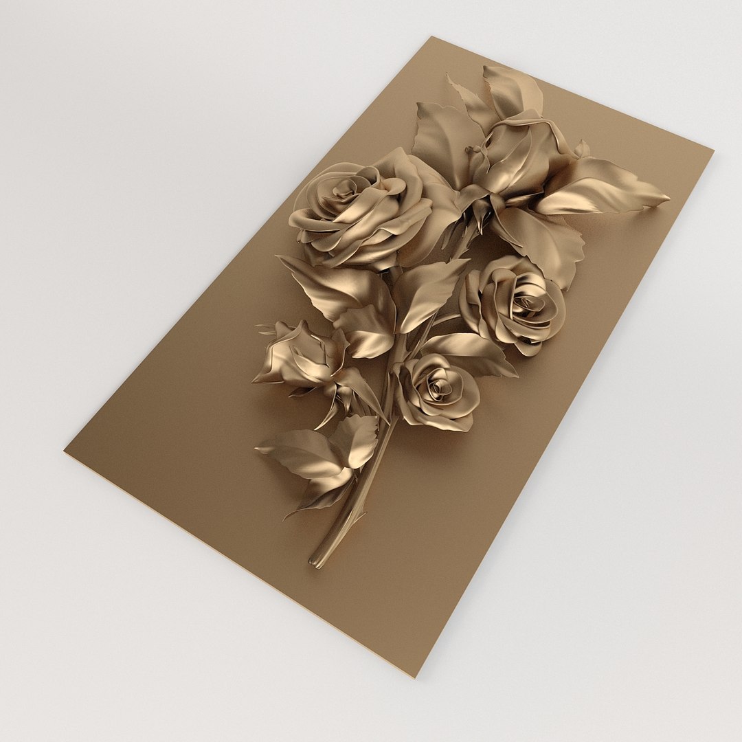 Carved Flower Cnc 3d Max