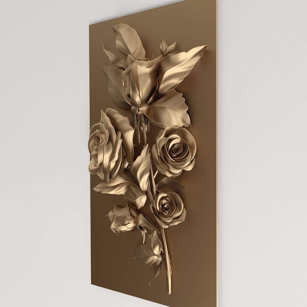 Carved Flower Cnc 3d Max