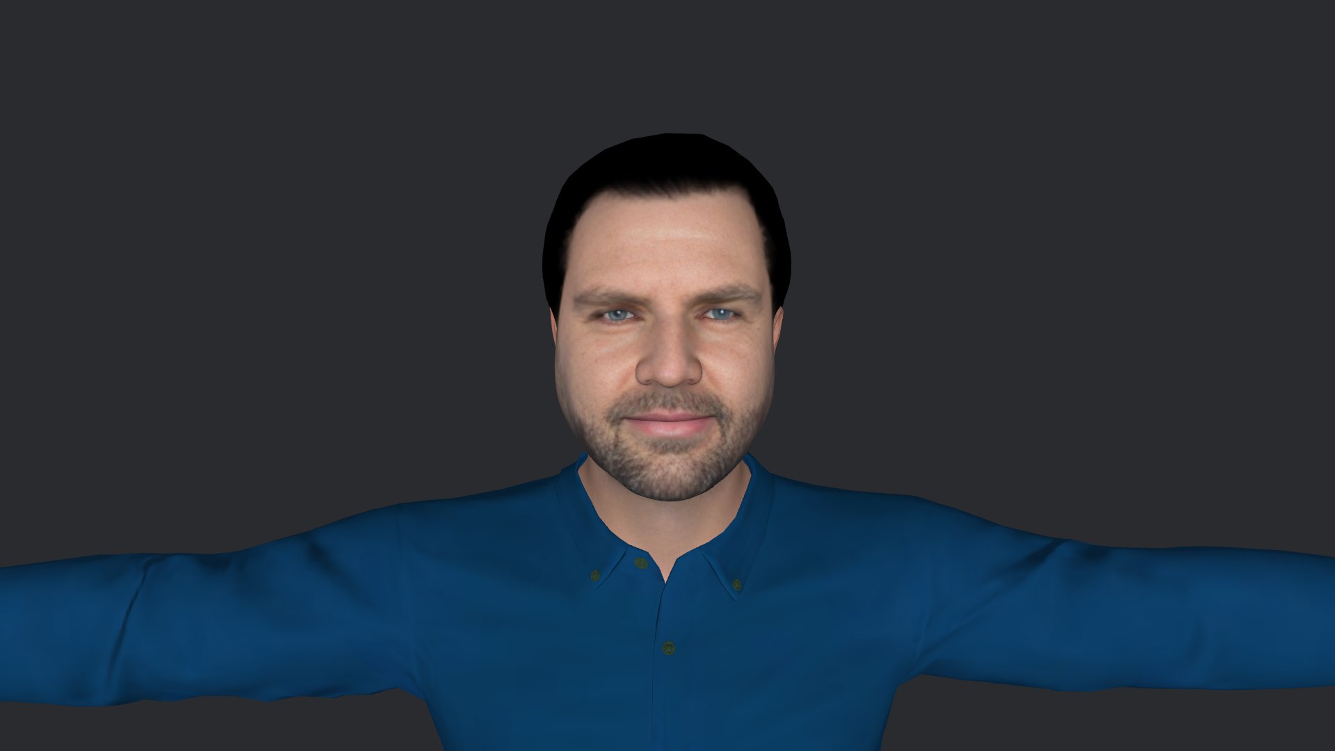JD Vance Hyper Realistic Full Body Fully Rigged 3D Character 3D Model ...