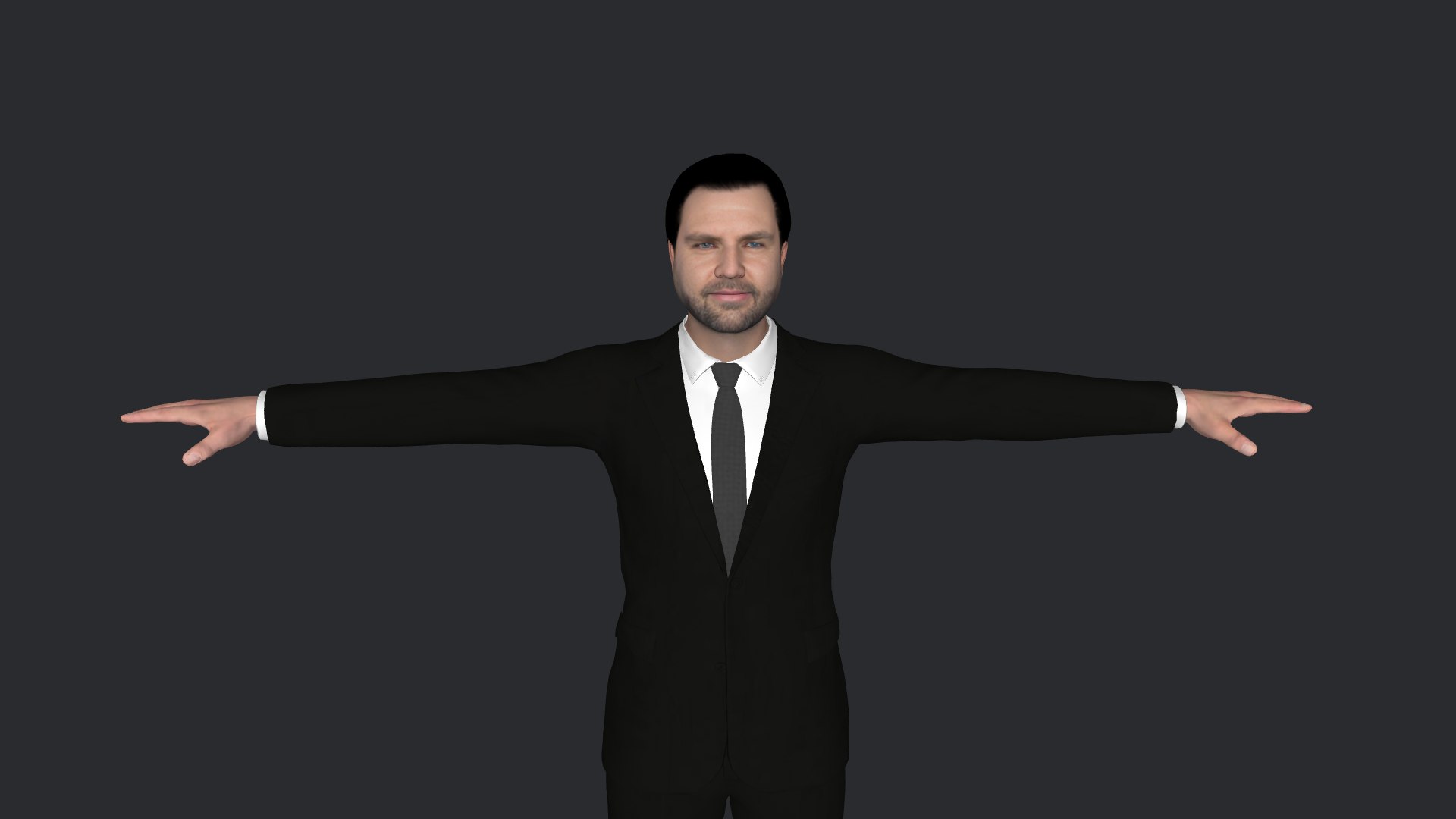JD Vance Hyper Realistic Full Body Fully Rigged 3D Character 3D Model ...
