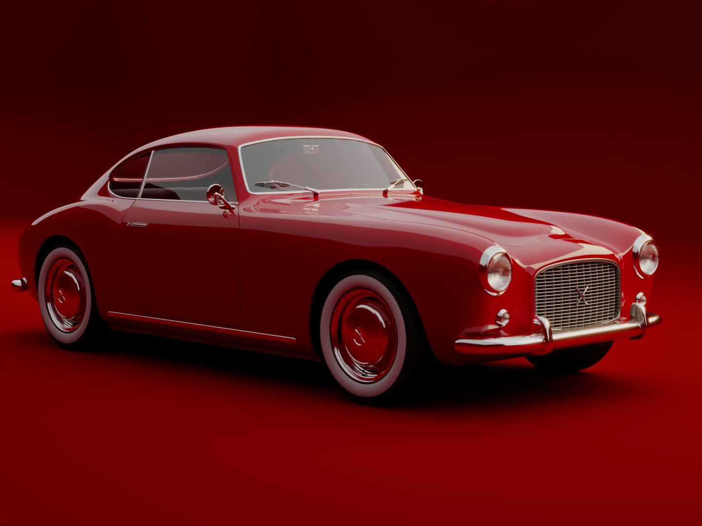 AC01 Classic Sport 50s Car Model - TurboSquid 2129458