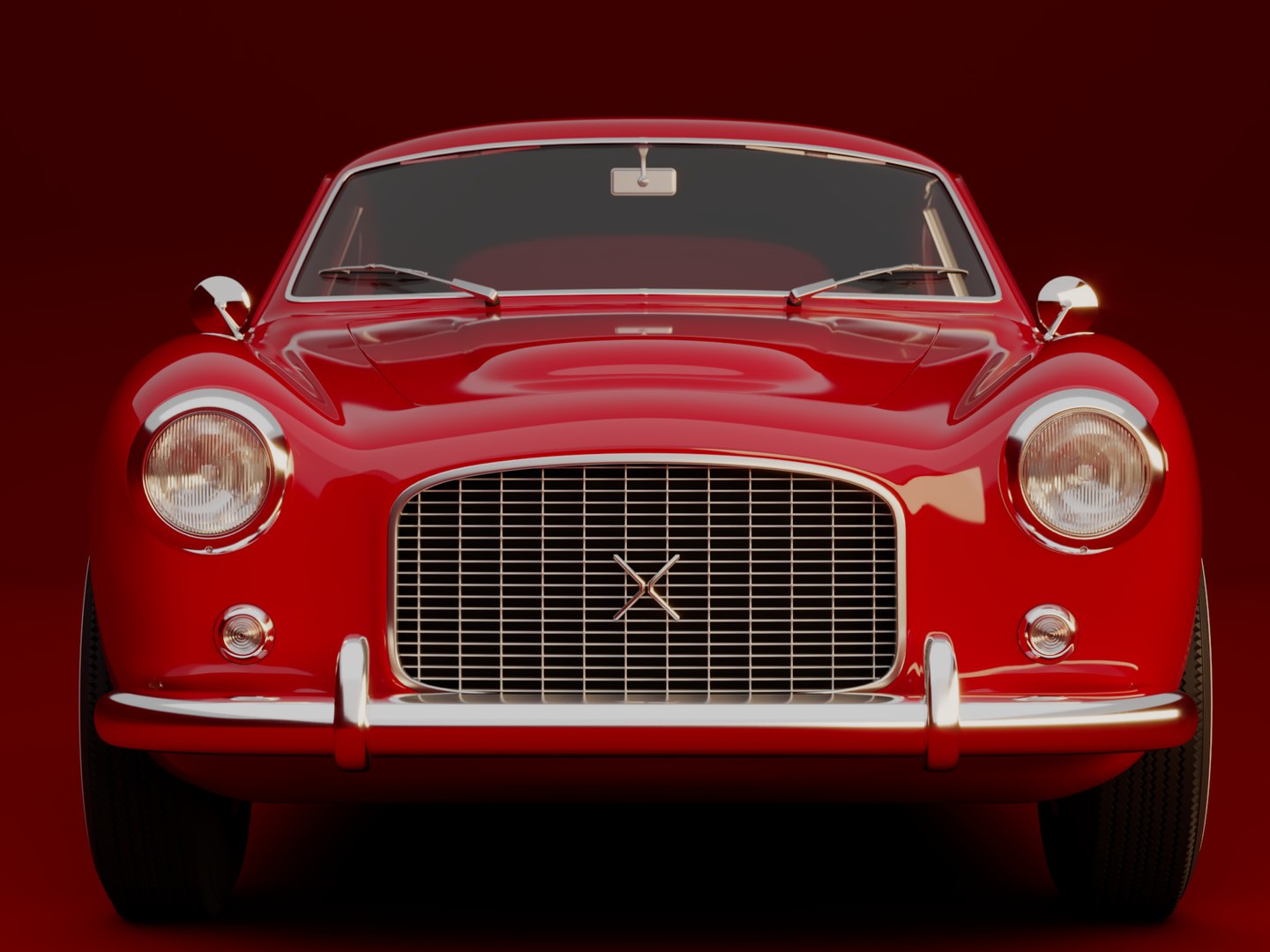 AC01 Classic Sport 50s Car Model - TurboSquid 2129458