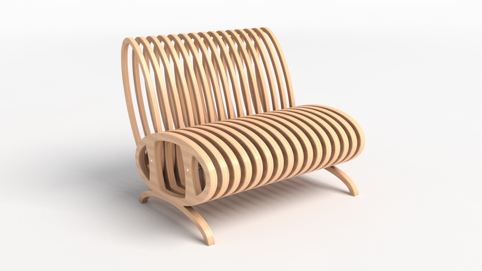 3D Parametric Lounge Chair - TurboSquid 2392478