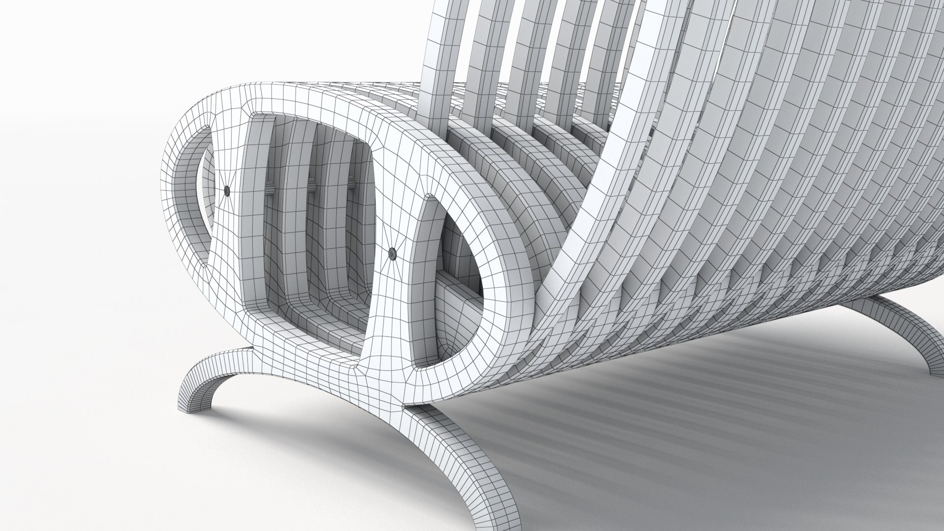 3D Parametric Lounge Chair - TurboSquid 2392478