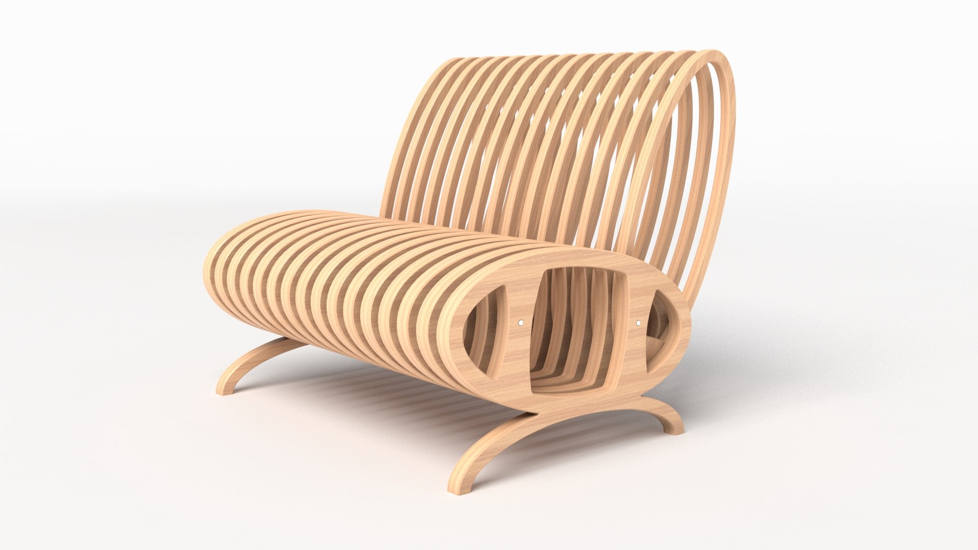 3D Parametric Lounge Chair - TurboSquid 2392478