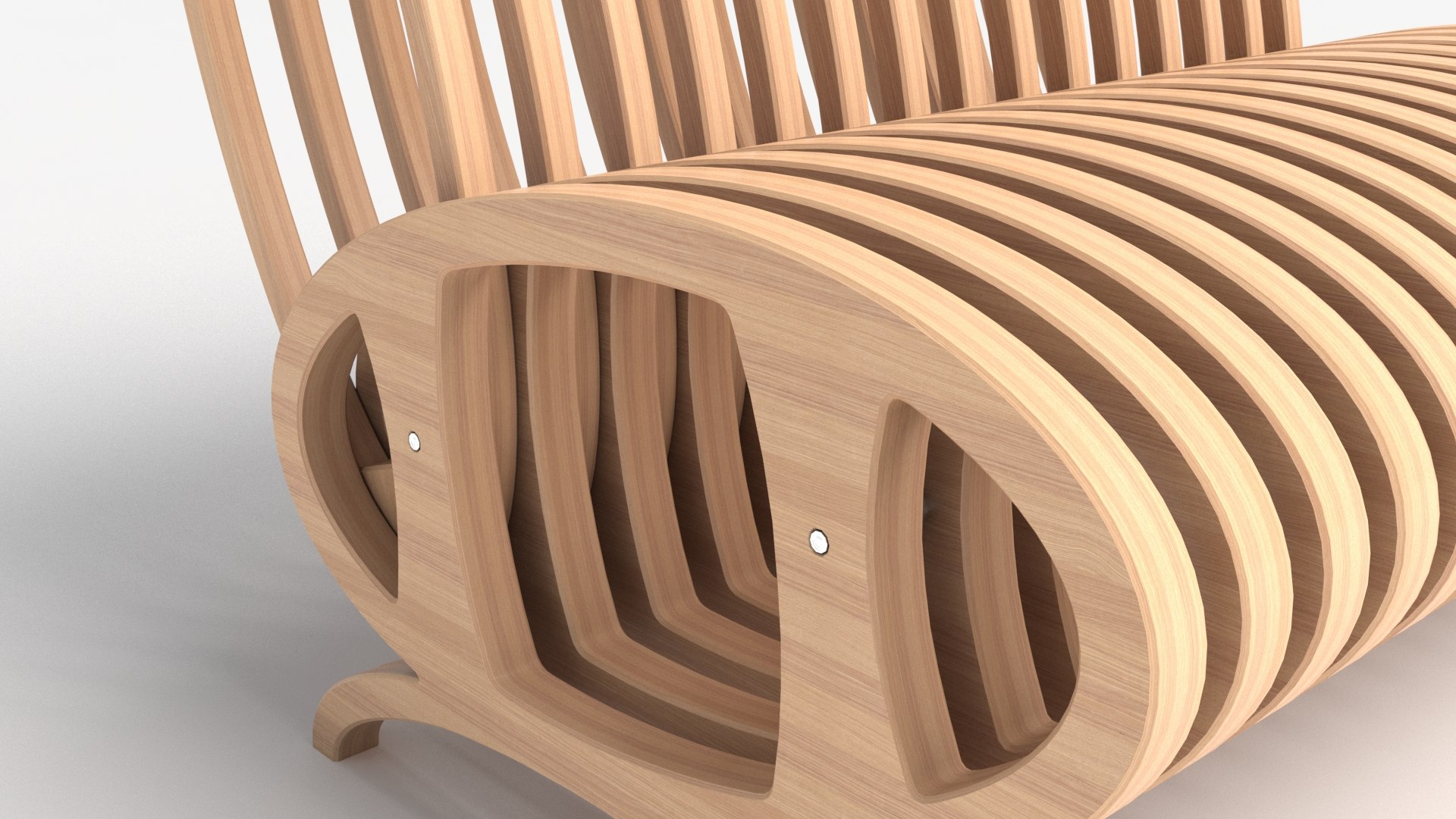 3D Parametric Lounge Chair - TurboSquid 2392478