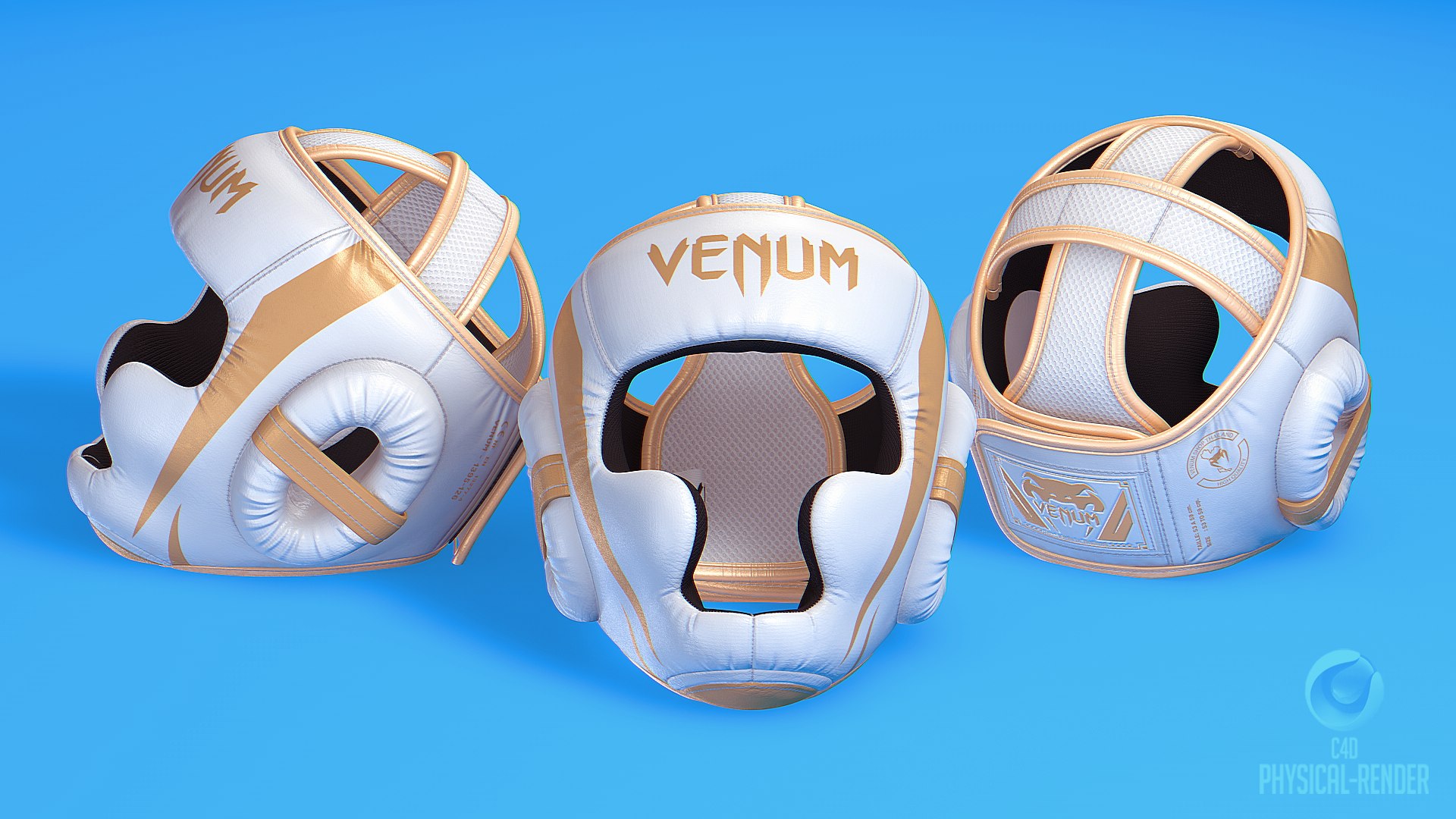 Collection Kit Sparring Venum Boxing Gloves Headgear Bag 8K 3D model ...