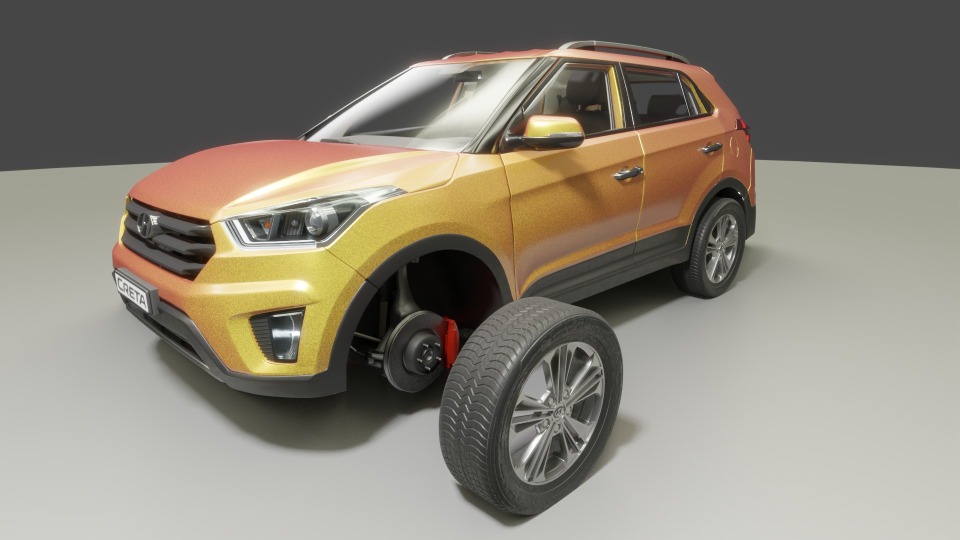 3D Hyundai Creta Car - TurboSquid 1644241