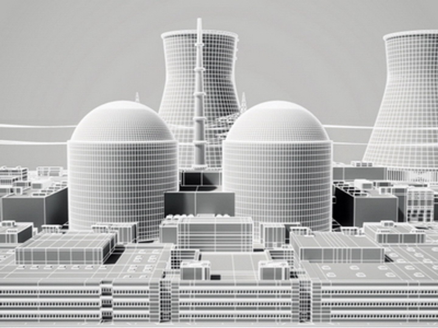 Nuclear Power Plant 3d Model