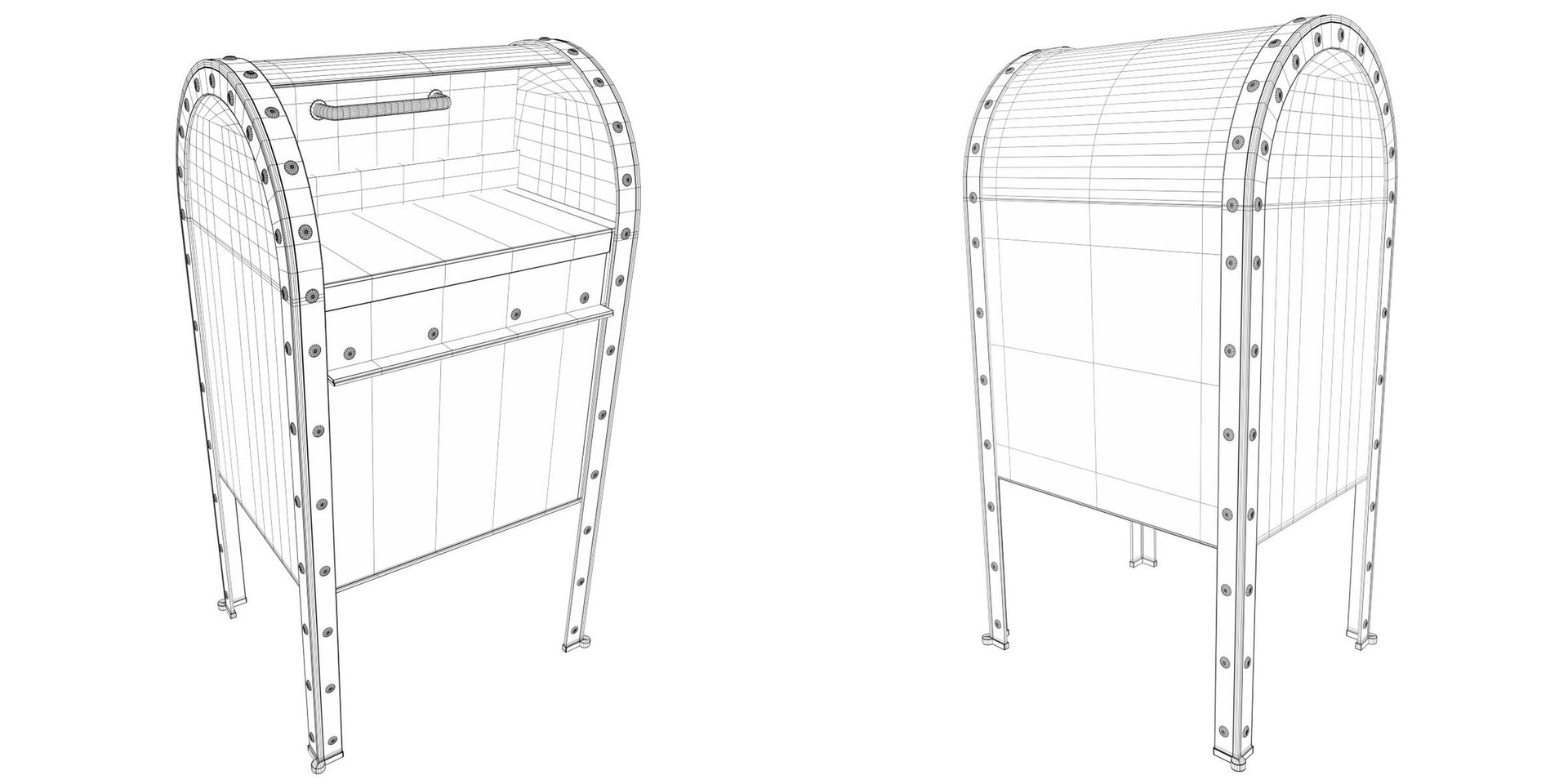 3D Mail Box Model - TurboSquid 2111862