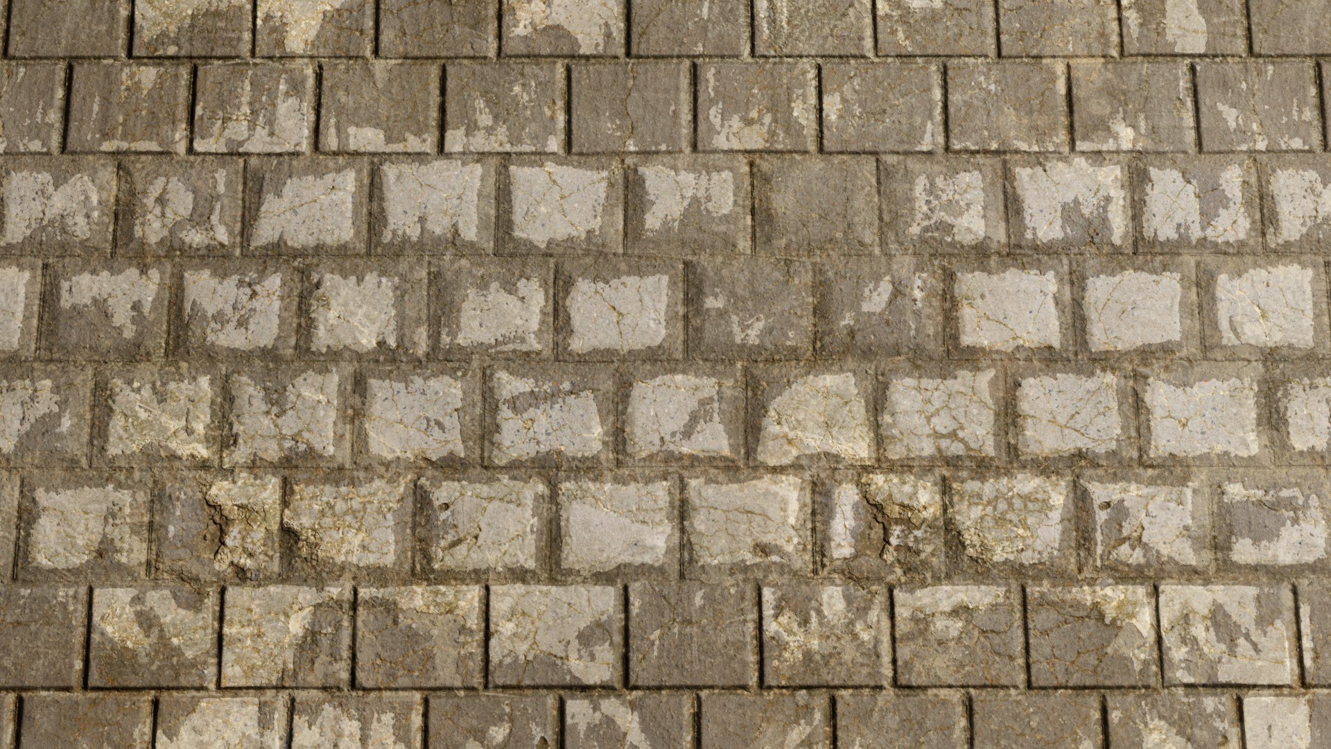 Concrete Brick Wall PBR Texture 3D model - TurboSquid 1985110