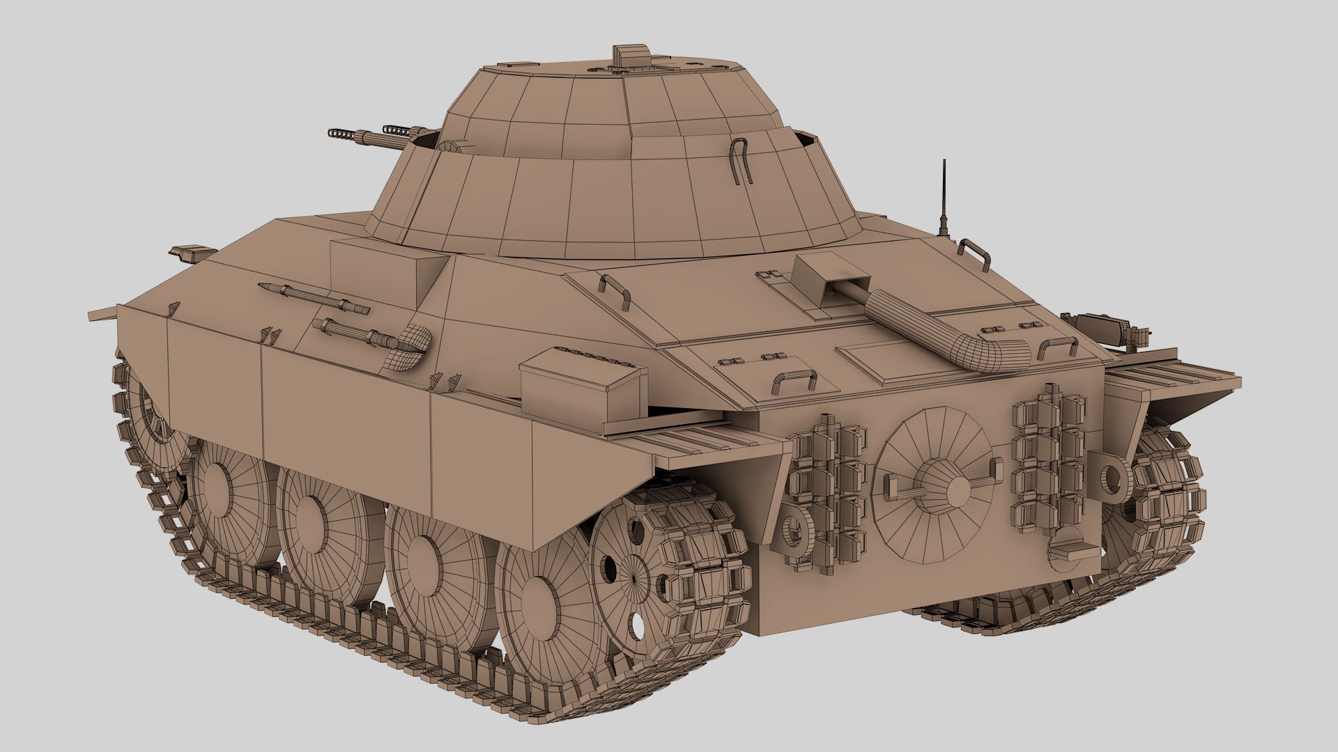 3D Flakpanzer 38t Kugelblitz Model - TurboSquid 2241576