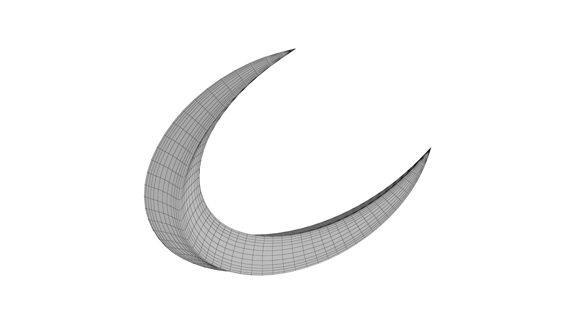 3D Crescent Moon Model - TurboSquid 1764174