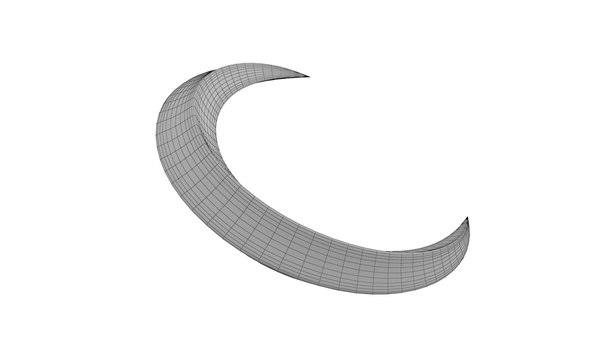 3D Crescent moon model - TurboSquid 1764174