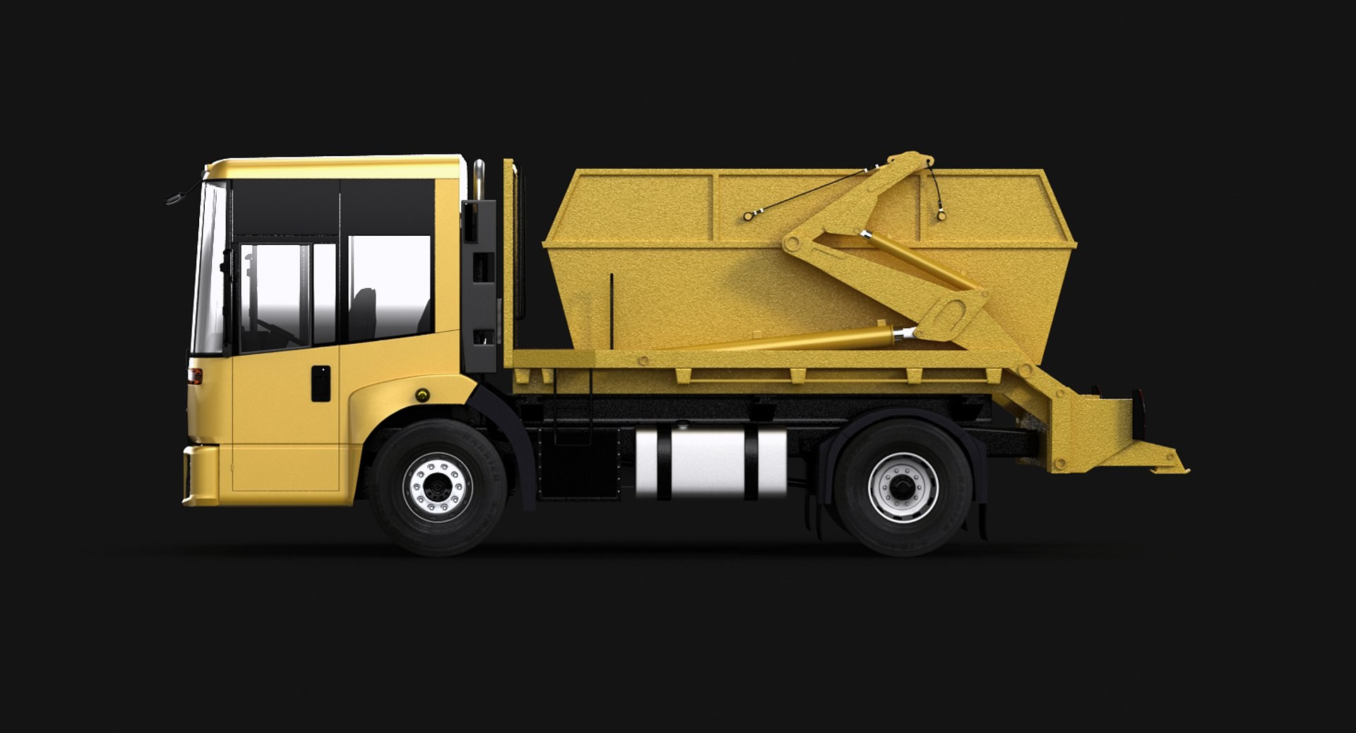 Skip Loader Truck 3d Max