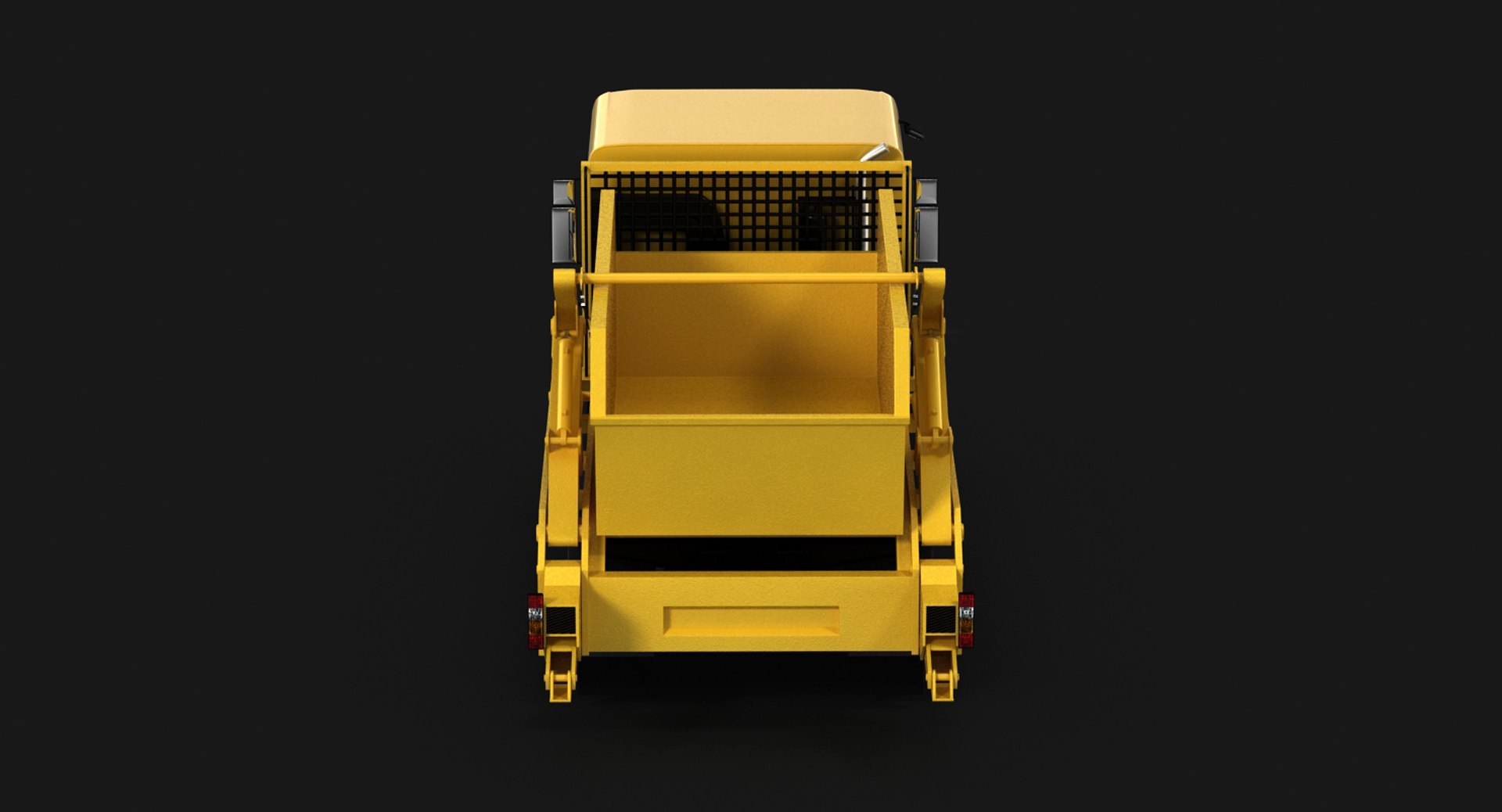Skip Loader Truck 3d Max