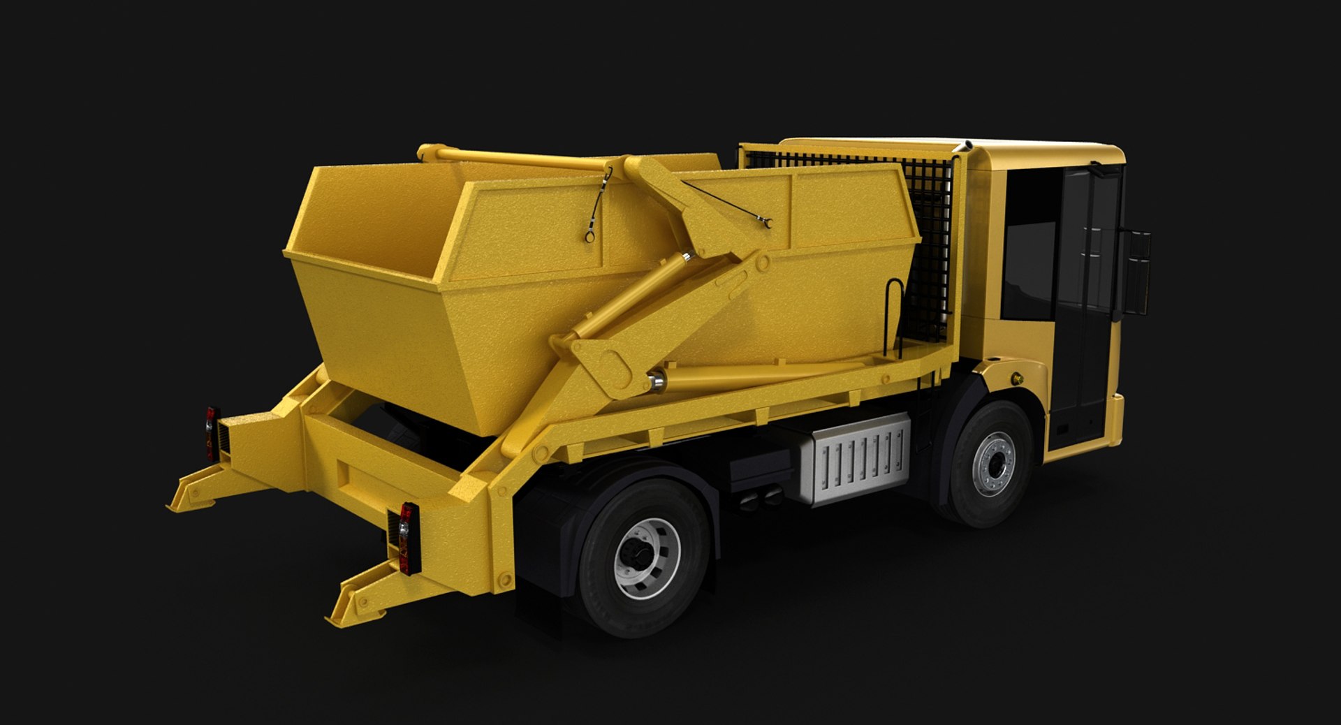Skip Loader Truck 3d Max