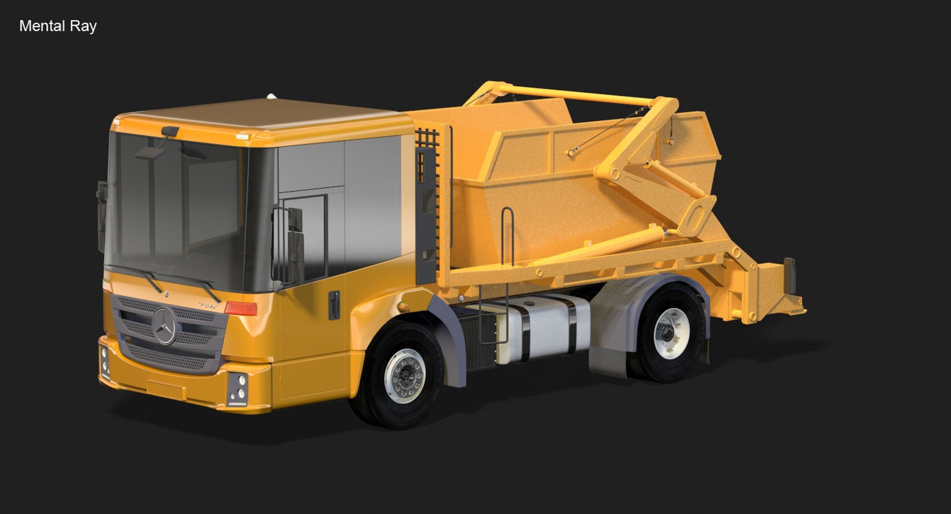 Skip Loader Truck 3d Max