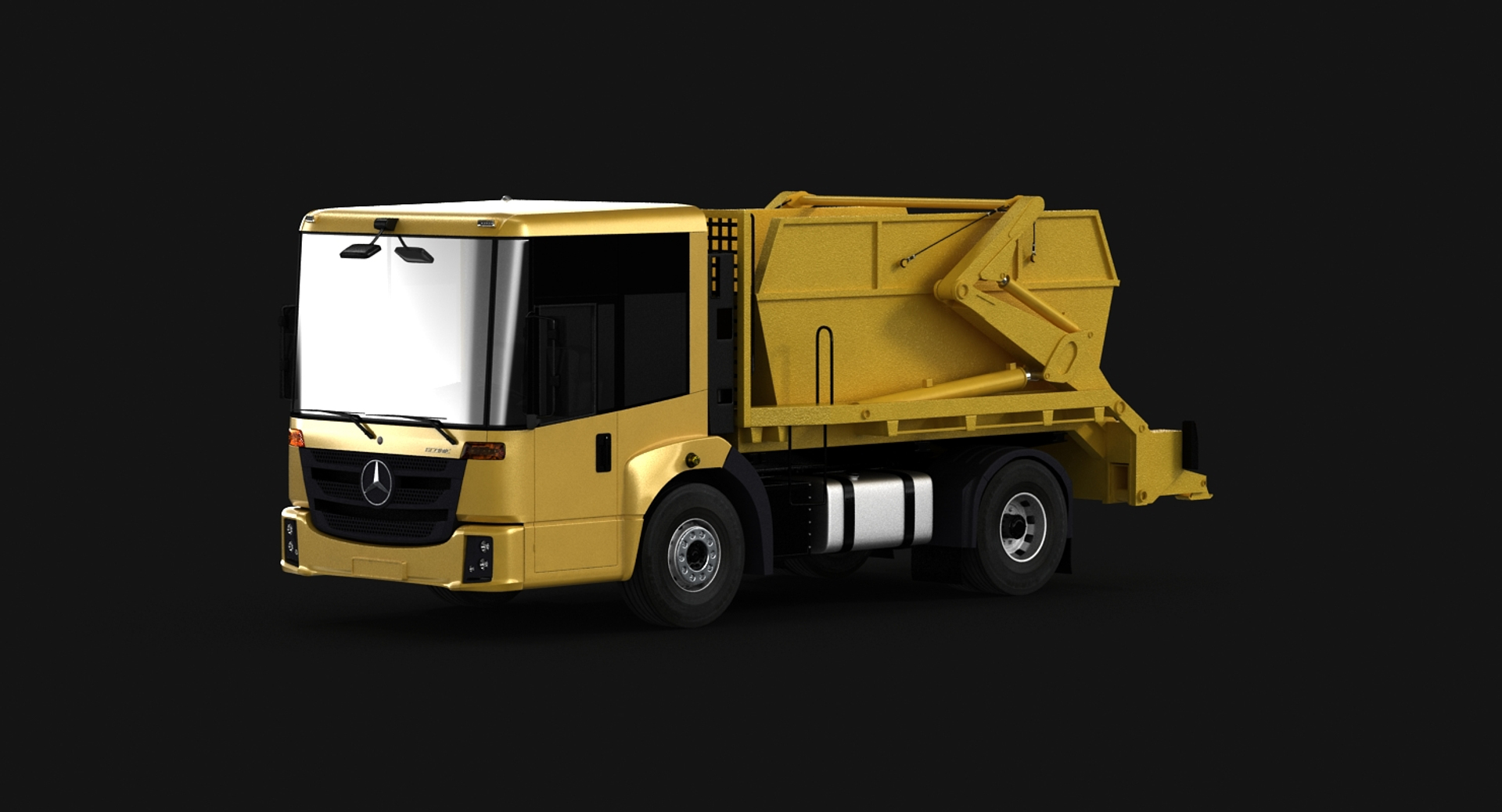 Skip Loader Truck 3d Max
