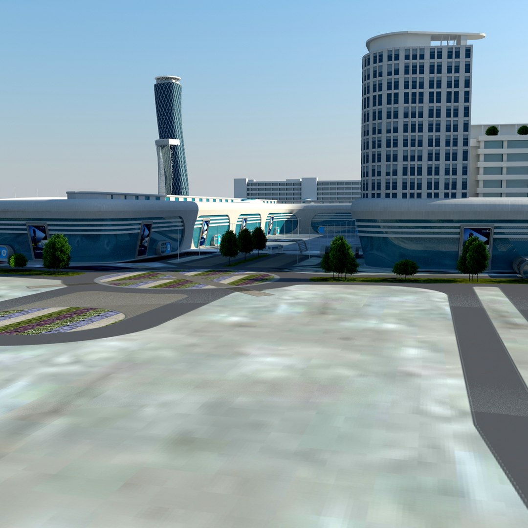 Capital Gate Buildings Model - TurboSquid 1257424