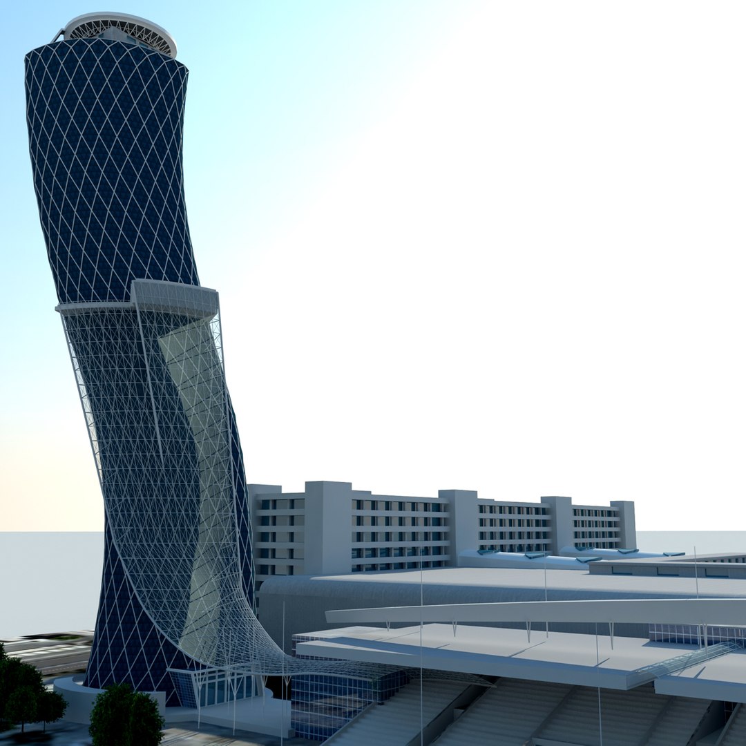 Capital Gate Buildings Model - TurboSquid 1257424