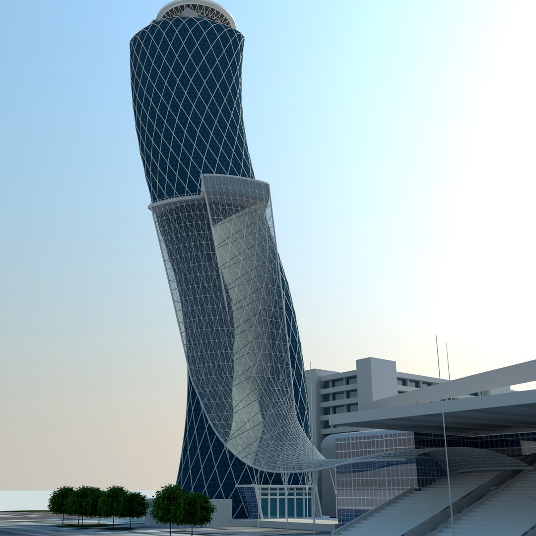 Capital Gate Buildings Model - TurboSquid 1257424