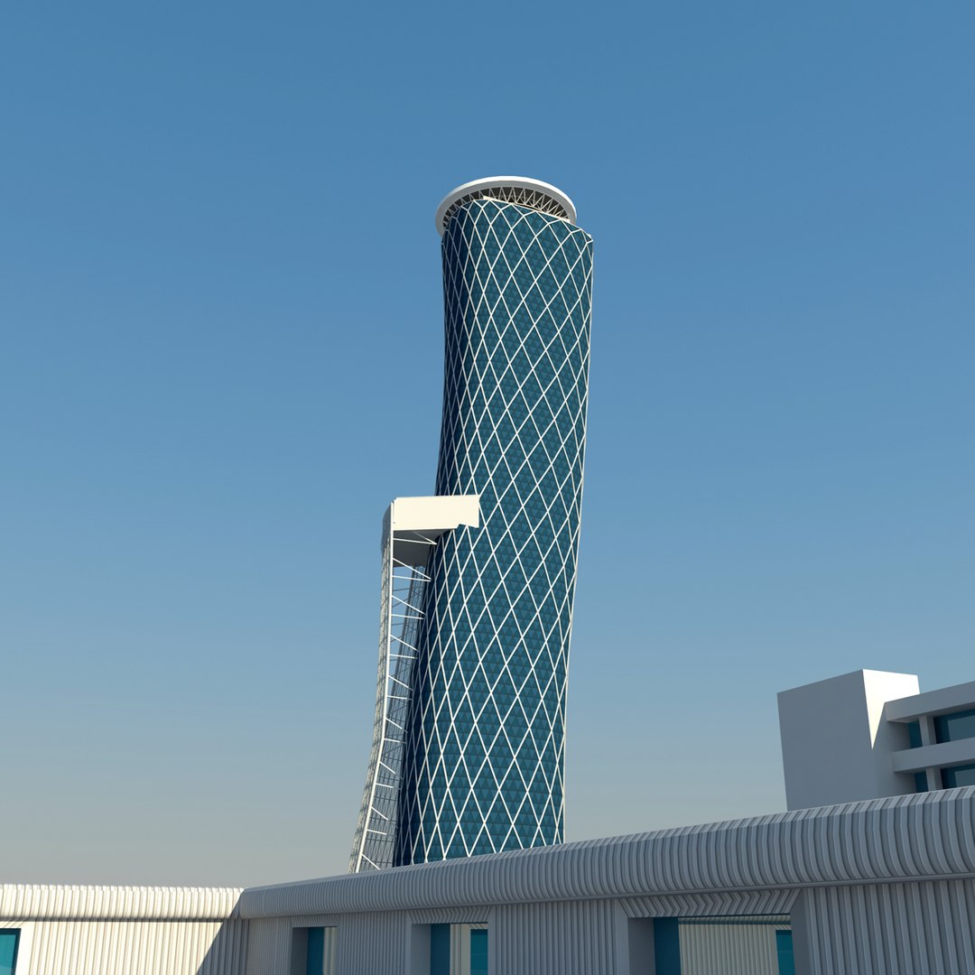 Capital Gate Buildings Model - TurboSquid 1257424