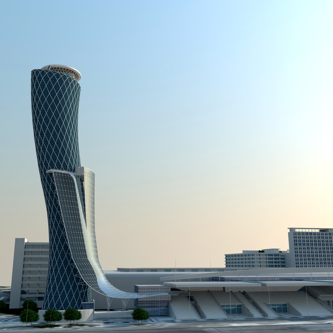Capital Gate Buildings Model - TurboSquid 1257424