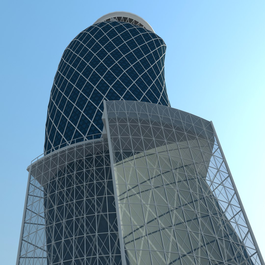 Capital Gate Buildings Model - TurboSquid 1257424