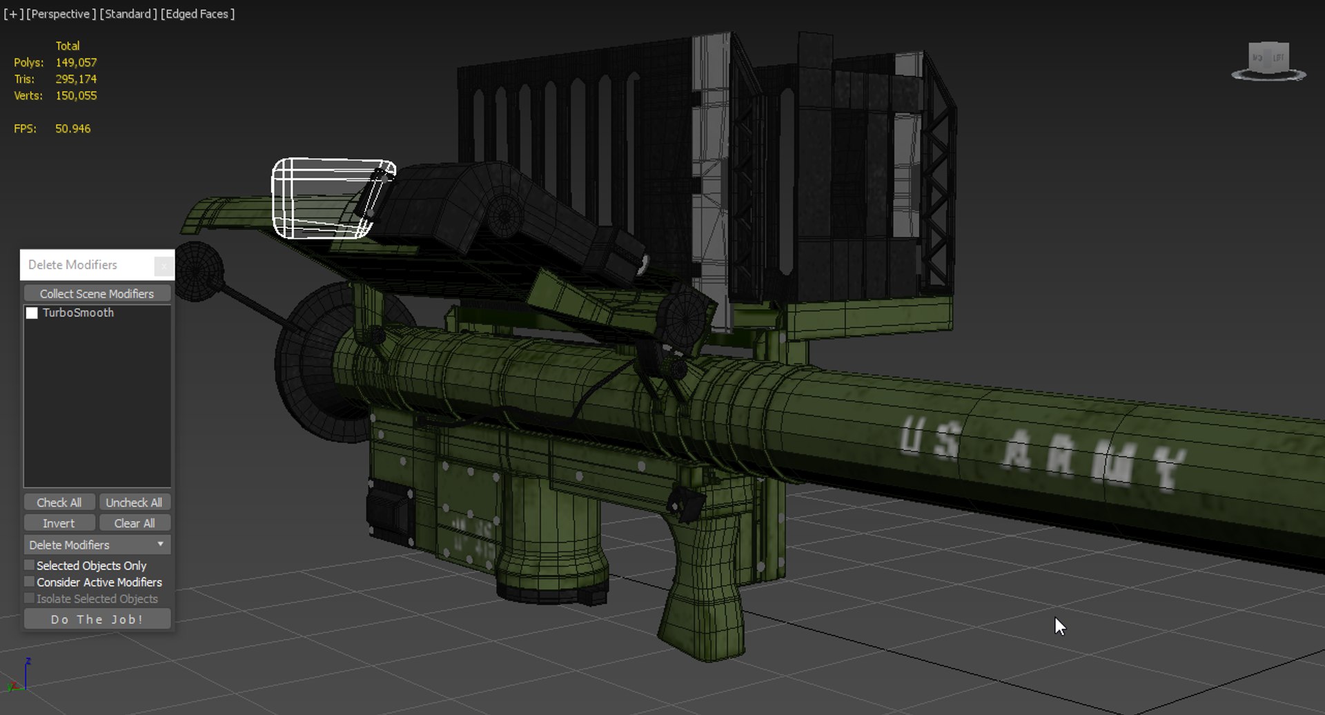 3D Model FIM 92 Stinger Missile With Launcher - TurboSquid 1984656