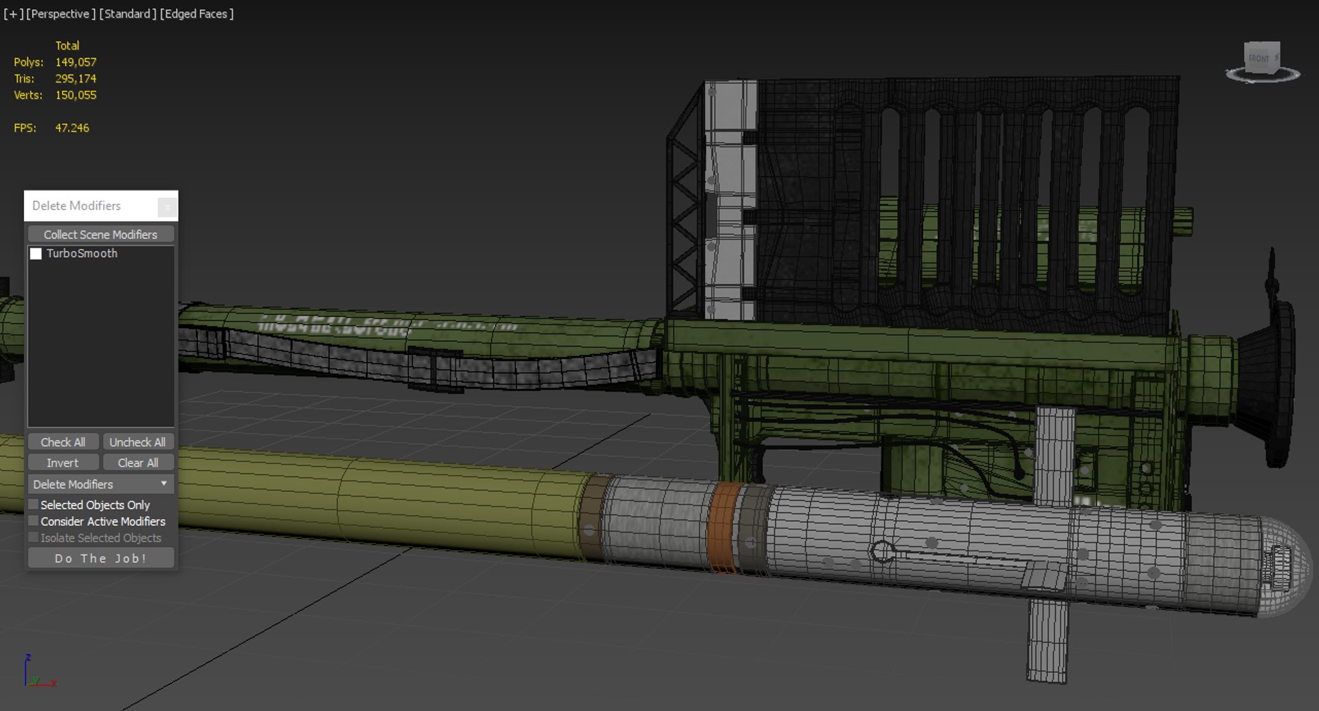3D Model FIM 92 Stinger Missile With Launcher - TurboSquid 1984656