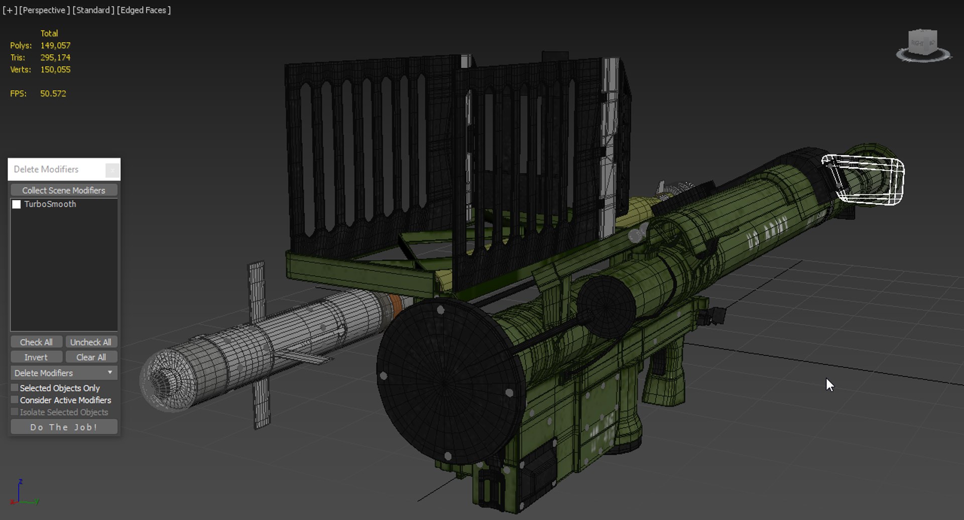 3D Model FIM 92 Stinger Missile With Launcher - TurboSquid 1984656