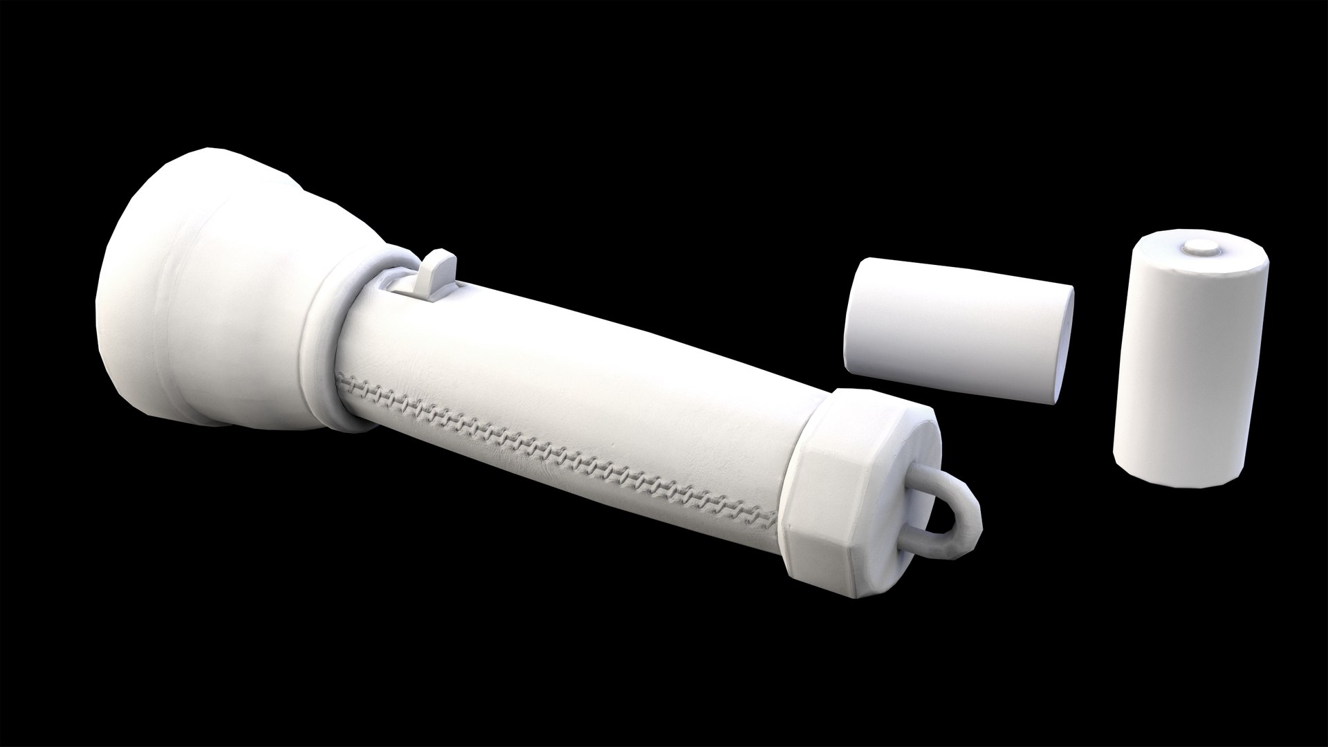 Stylized Flashlight 3D Model - TurboSquid 1808803